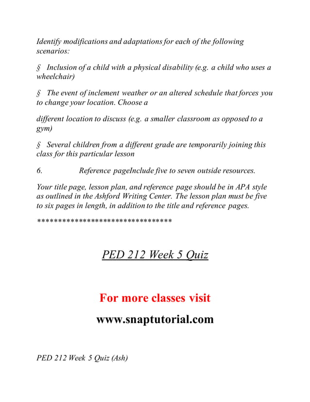 PED 212 Education Organization / snaptutorial.com | DOCX