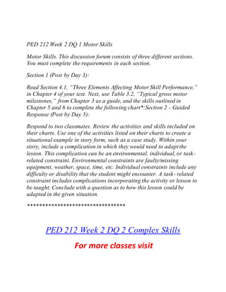 PED 212 Education Organization / snaptutorial.com | DOCX