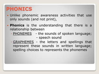 Ped 2 major stages of reading skills development | PPTX