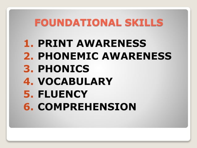 Ped 2 major stages of reading skills development | PPTX
