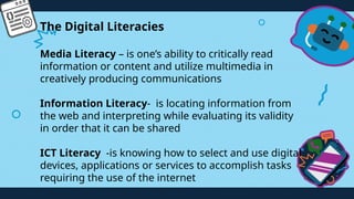 Ped3.pptx Digital literacies skills and h | PPTX