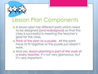 Lesson Plan Basics | PPT