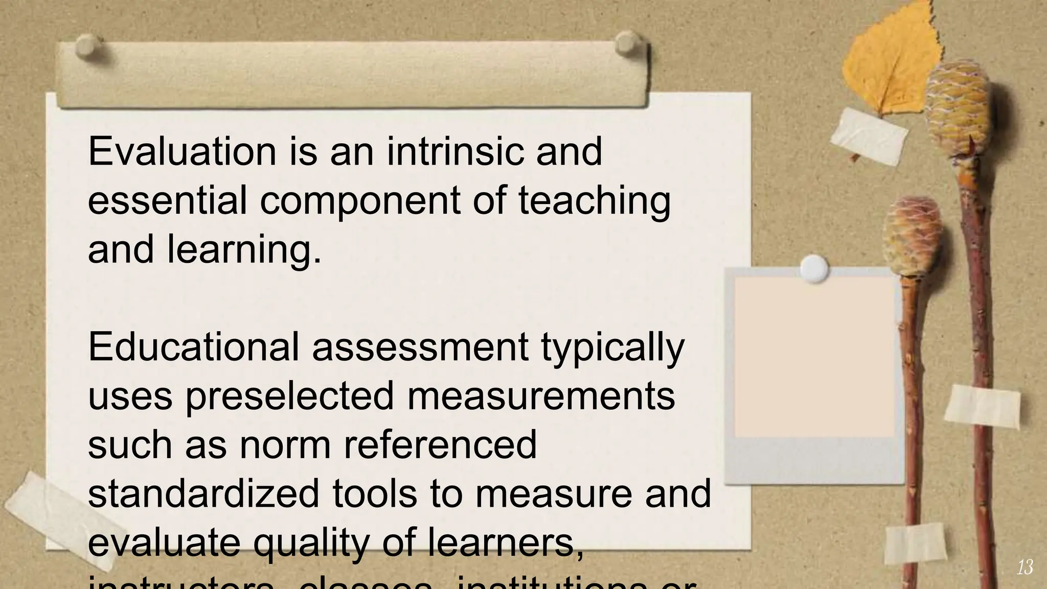 PED 6: Assessment of Student Learning 2. | PPTX