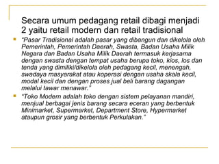 Pedagang eceran & grosir | PPT