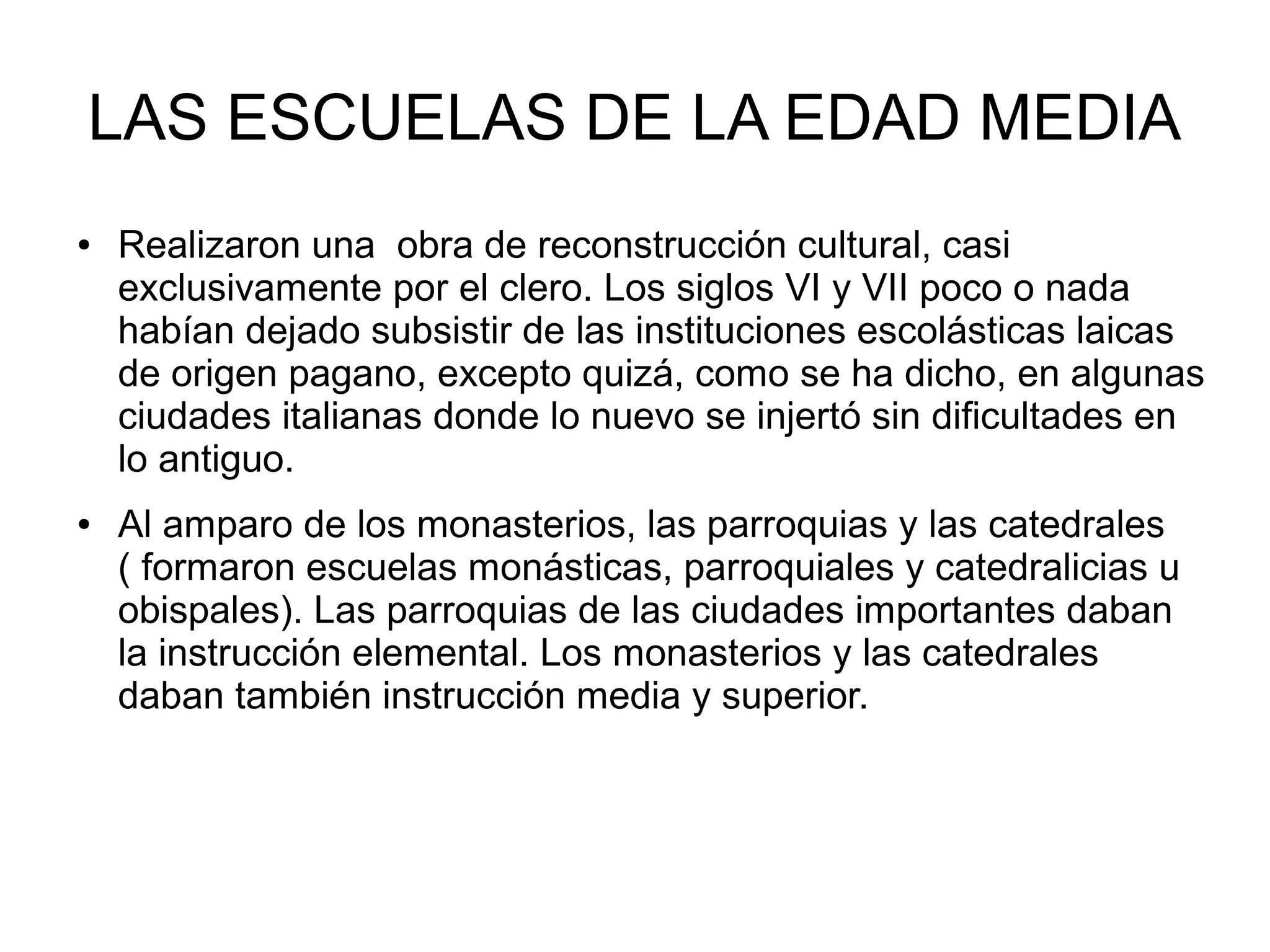 Pedagogía helenistica y edad media | ODP
