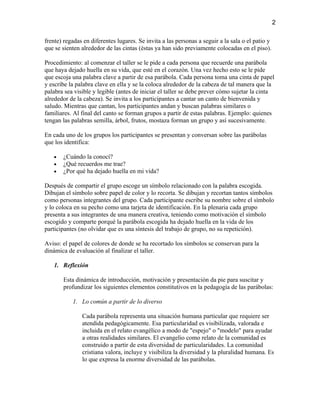 Pedagogia De Las Parabolas | DOC
