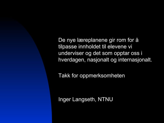Pedagogical use of the European Framework ( Norwegian) | PPT