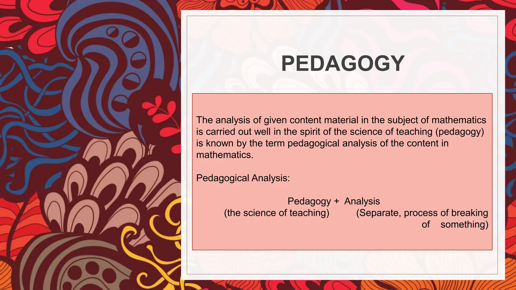 PEDAGOGICAL ANALYSIS (FRACTION) PPT.pptx