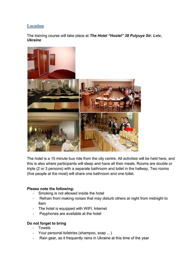 Pedagogical and logistical preparation | PDF