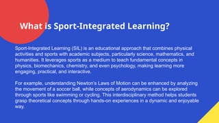 PEDAGOGICAL ASPECTS OF SPORTS INTEGRATED LEARNING.pptx