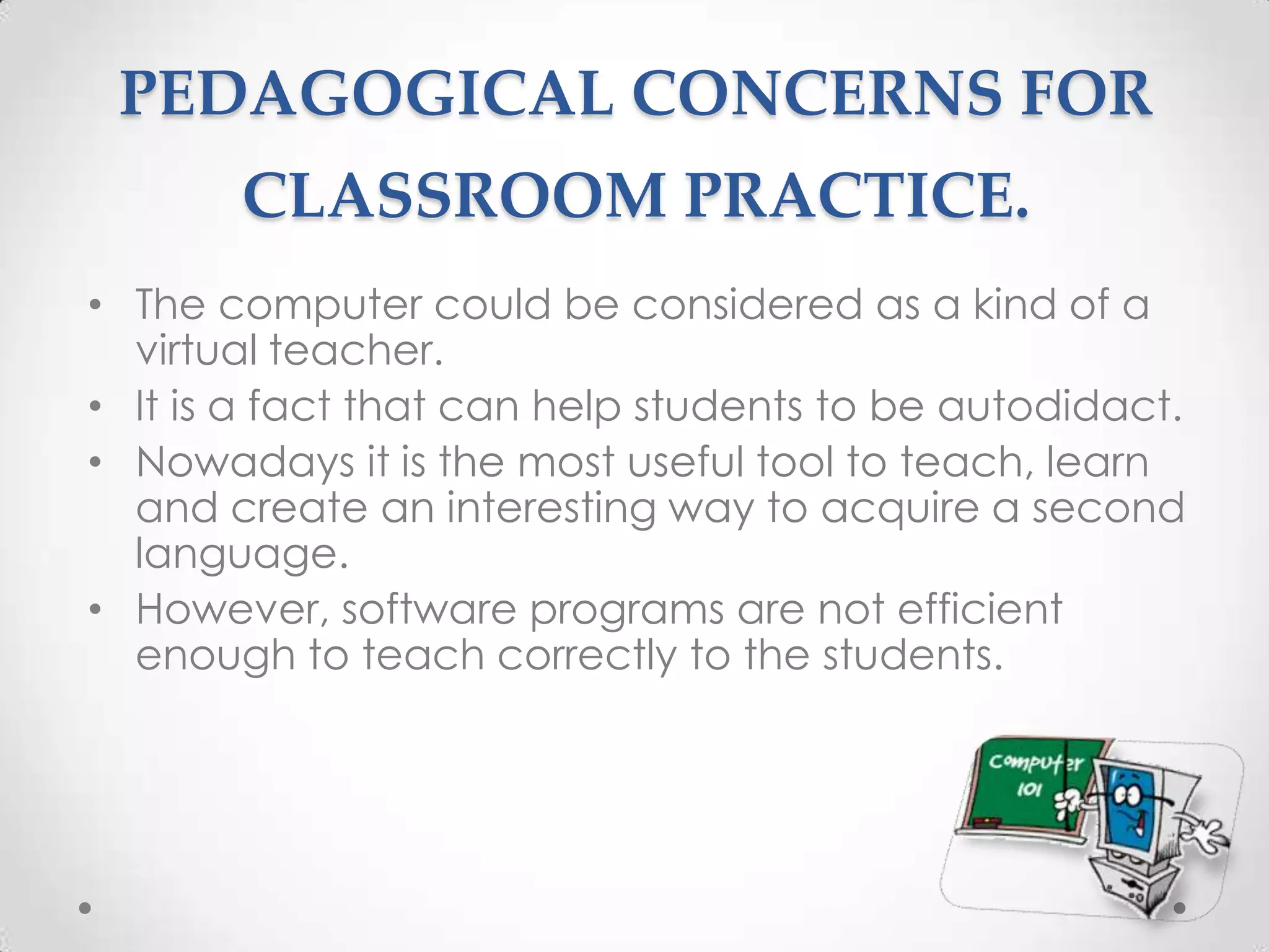 Pedagogical Concerns in Classroom | PPTX