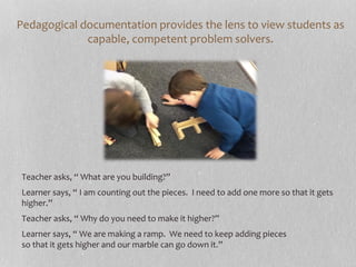 Our Journey into Pedagogical Documentation: A BCTF Inquiry Project | PPT