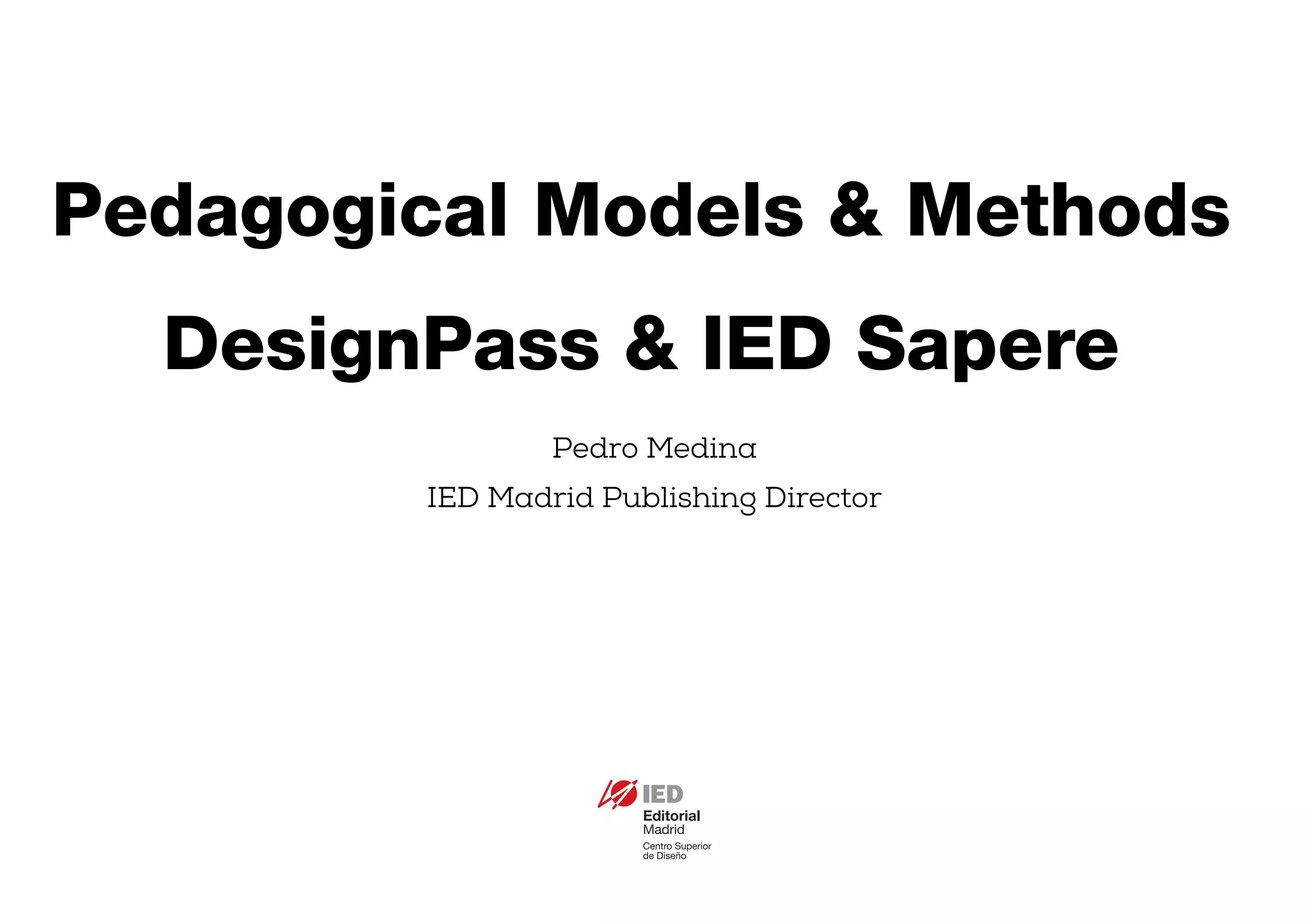 Pedagogical Models & Methods | PDF | Science