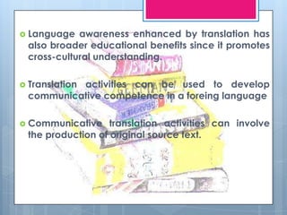 Pedagogical uses of translation | PPT