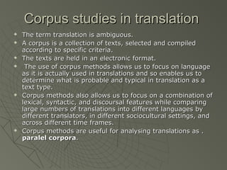 Pedagogical uses of translation | PPT