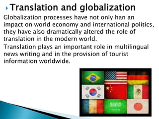 Pedagogical uses of translation | PPTX