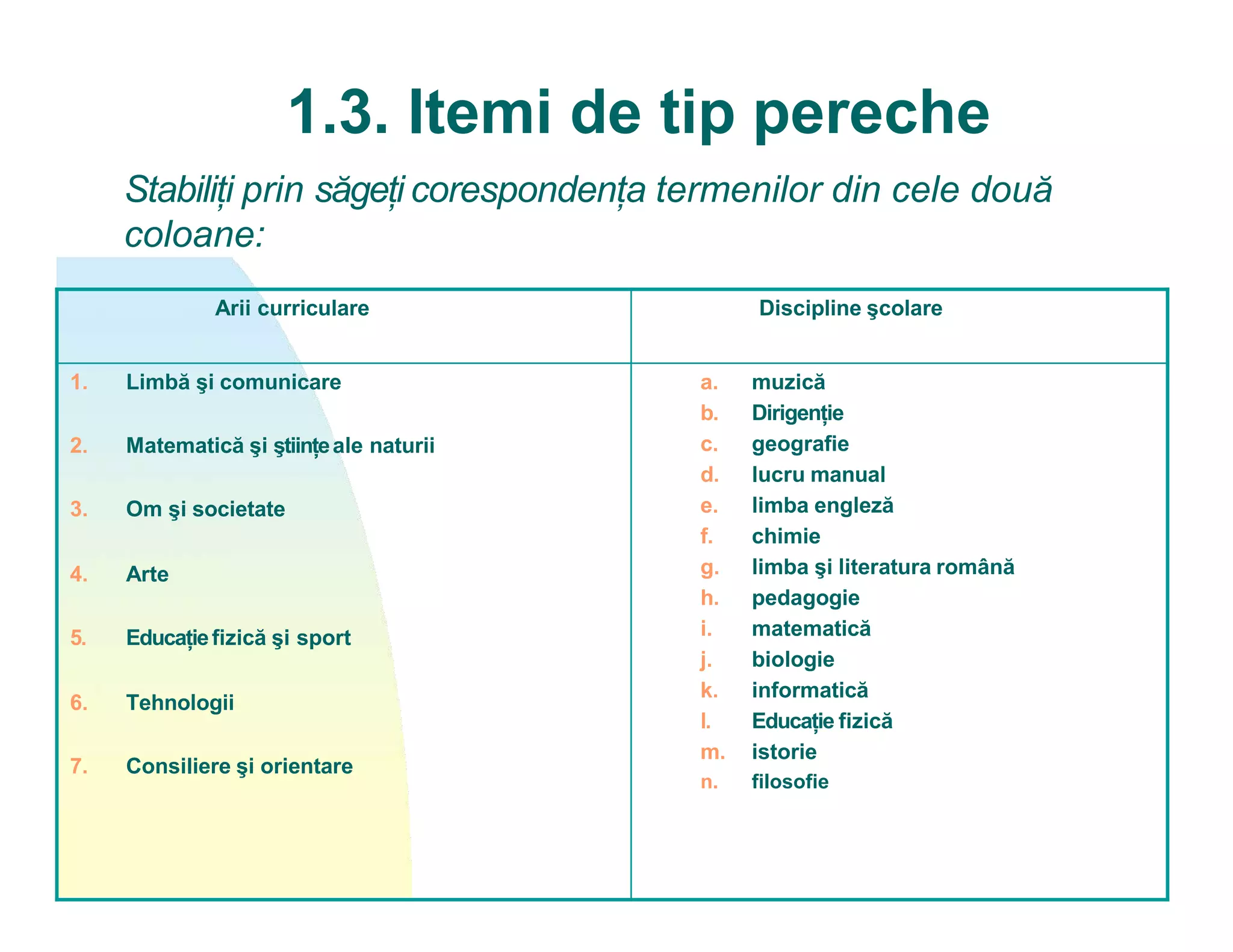 Pedagogie 2 curs 8_testul docimologic | PPTX