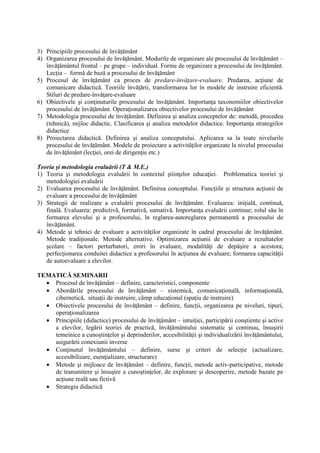 Pedagogie I sinteza | PDF