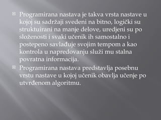 Pedagogija - Programirana nastava .pptx