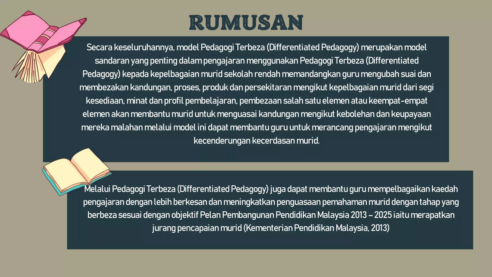 PEDAGOGI TERBEZA UNTUK PENGAJARAN GURU TERHADAP KEPELBAGAIAN MURID .pptx