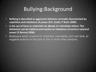 Alleviating Bullying with Physical Activity | PPT