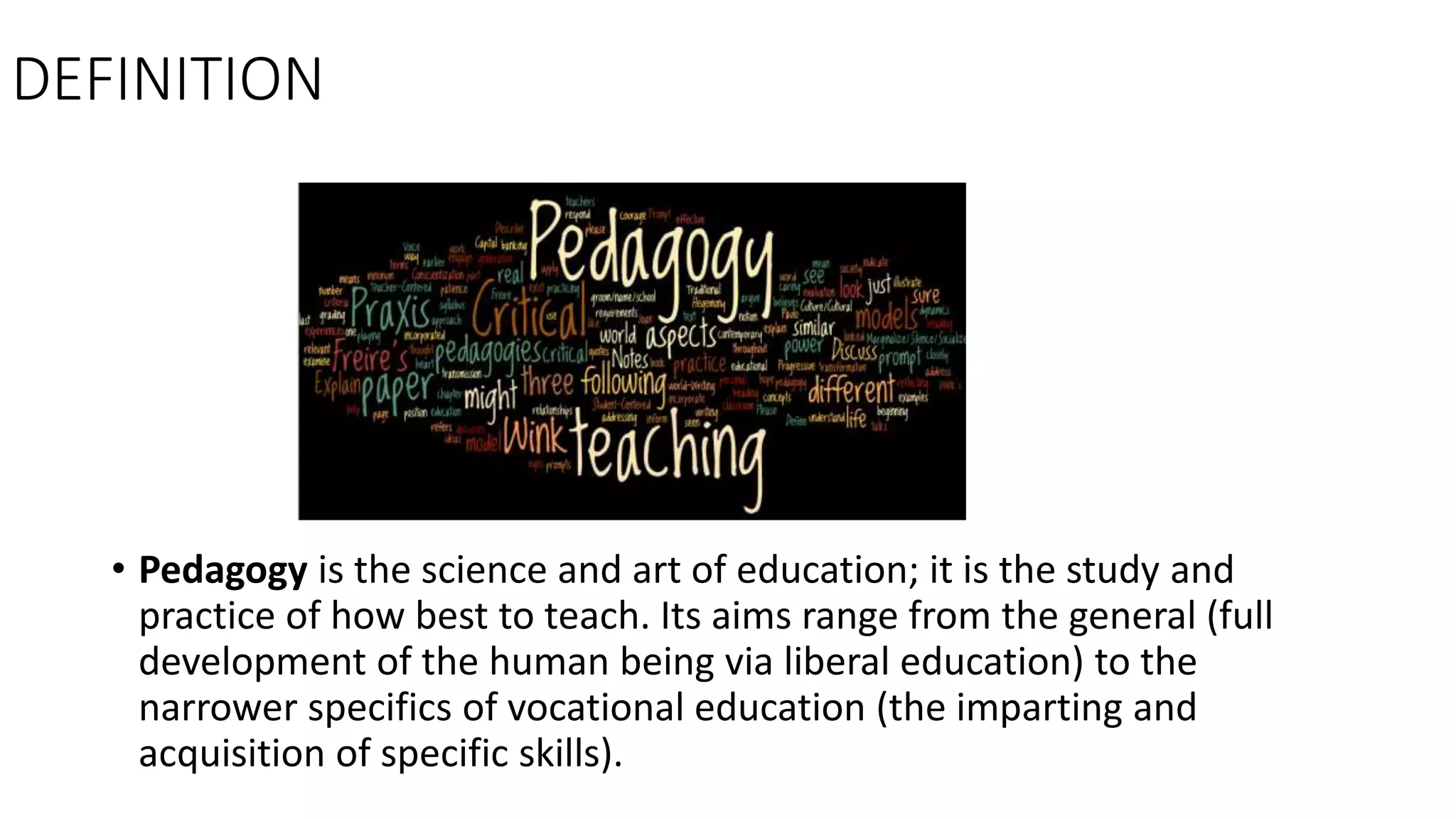 Pedagogy | PPTX