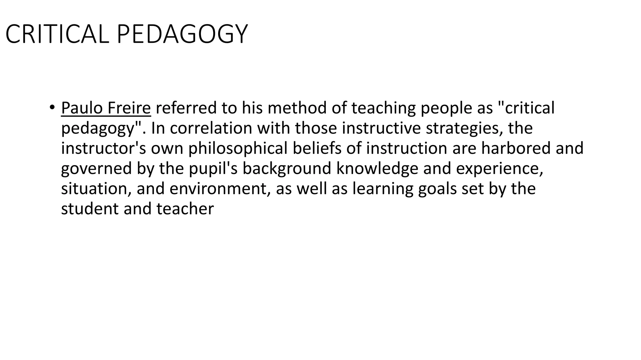 Pedagogy | PPTX