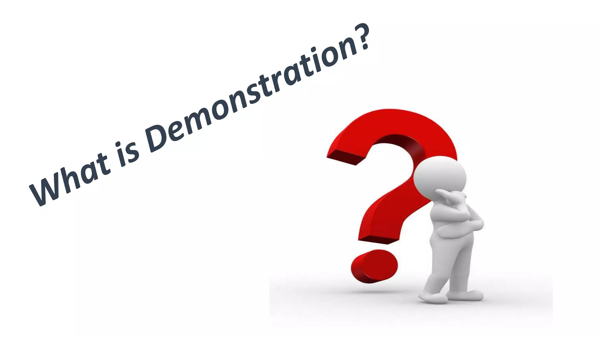 Demonstration method for physical science | PPTX