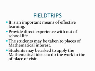 Resources of Teaching Mathematics | PPTX