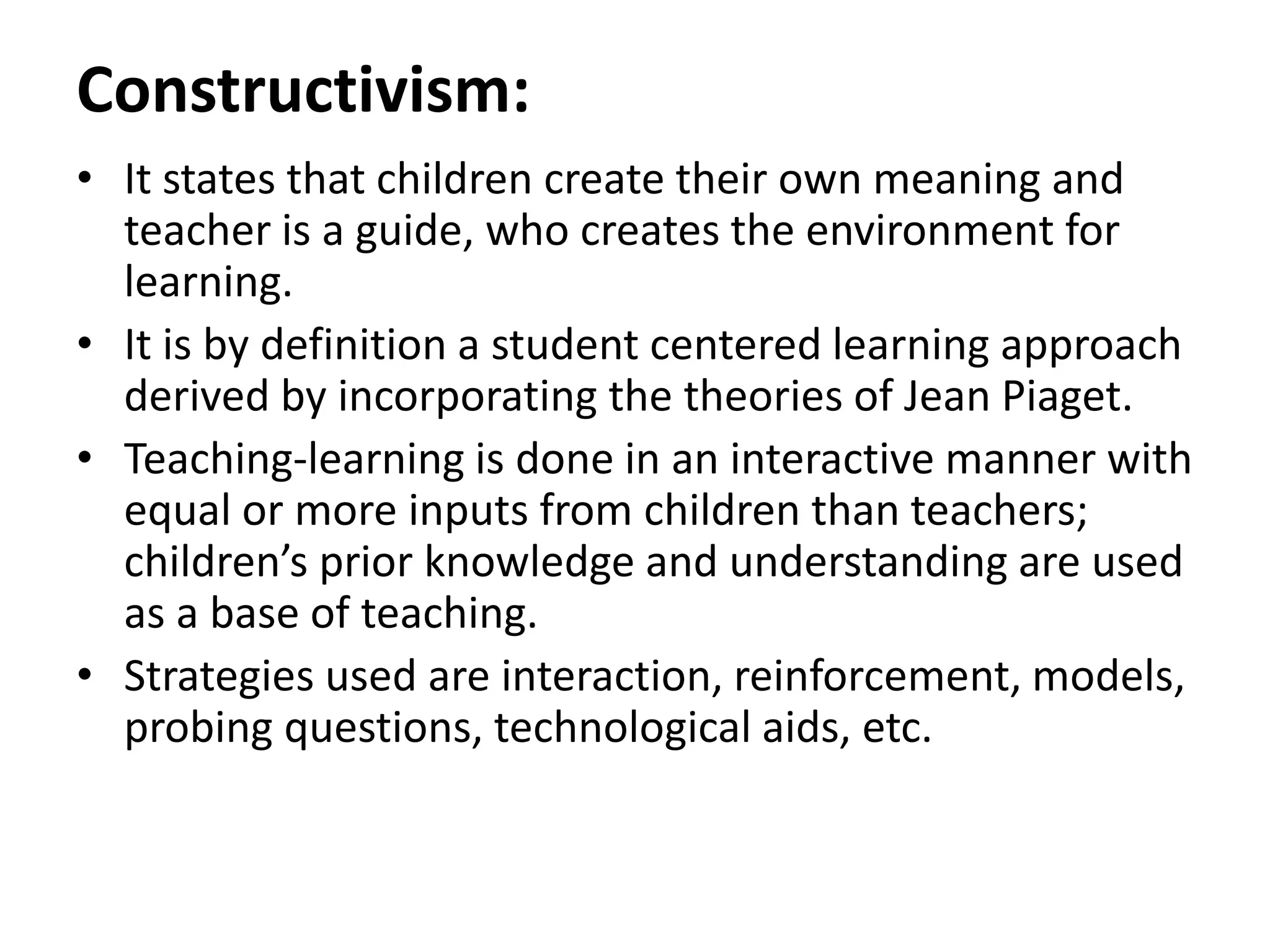 Pedagogical Approaches | PPTX