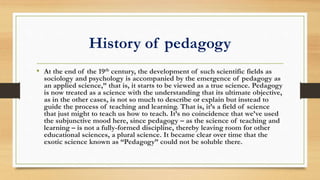 Pedagogy | PPT