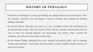 Pedagogy.pptx | Primary Education | Education