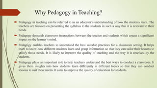 PEDAGOGY APPLICATION IN EDUCATION SYSTEM | PDF