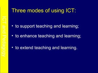 Pedagogy and ICT | PPT