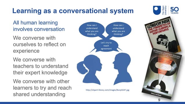 Pedagogy informed design of conversational learning at scale - ec-tel ...