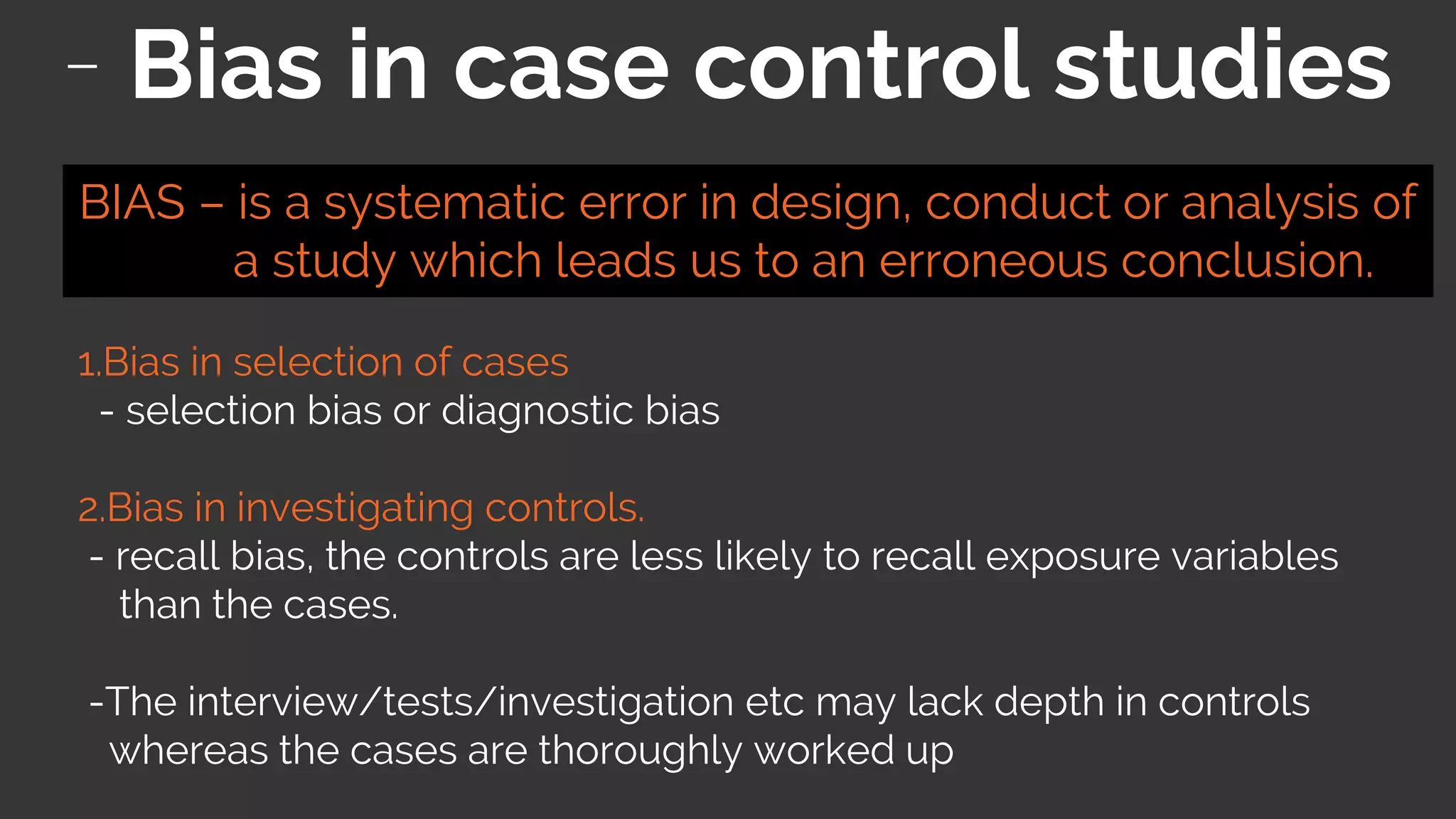 CASE CONTROL STUDY | PPTX