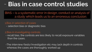 CASE CONTROL STUDY | PPTX