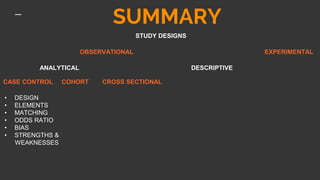 CASE CONTROL STUDY | PPTX