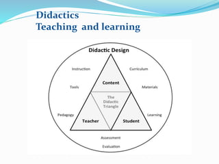 Didactics in the context of the Education Sciences. | PPT