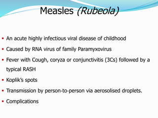 Measles ELIMINATION | PPTX