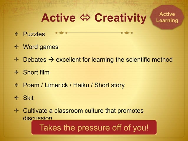 Pre, Active, and Post: Taking Learning Beyond the Lecture | PPT