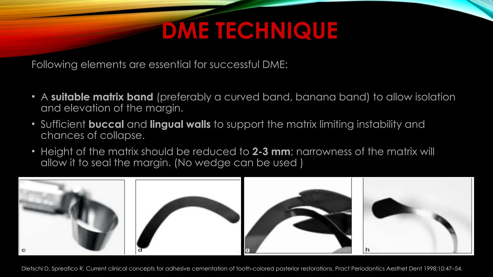 PEDAGOGY on DEEP MARGIN ELEVATION. Cons and endo pptx | PPTX