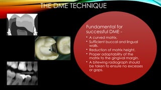 PEDAGOGY on DEEP MARGIN ELEVATION. Cons and endo pptx | PPTX