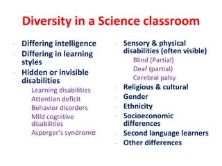 Pedagogy for diverse learners | PPTX