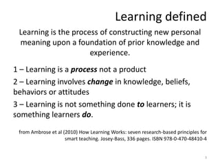 Pedagogy for Today's Professor - New Faculty Orientation | PPTX