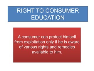 CONSUMER RIGHTS | PPT | Free Download