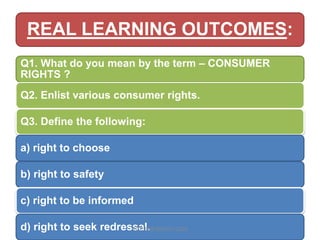CONSUMER RIGHTS | PPT | Free Download