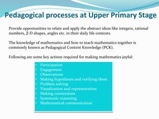 Module 9: Pedagogy of Mathematics(English) | PPTX