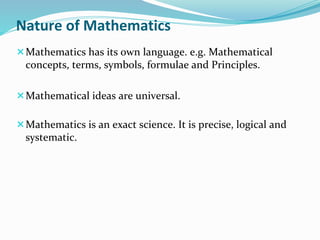 Module 9: Pedagogy of Mathematics(English) | PPTX