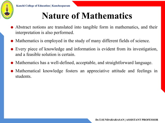 Pedagogy_of_Maths_BD1MA_Powerpoint_Presentation | PPT
